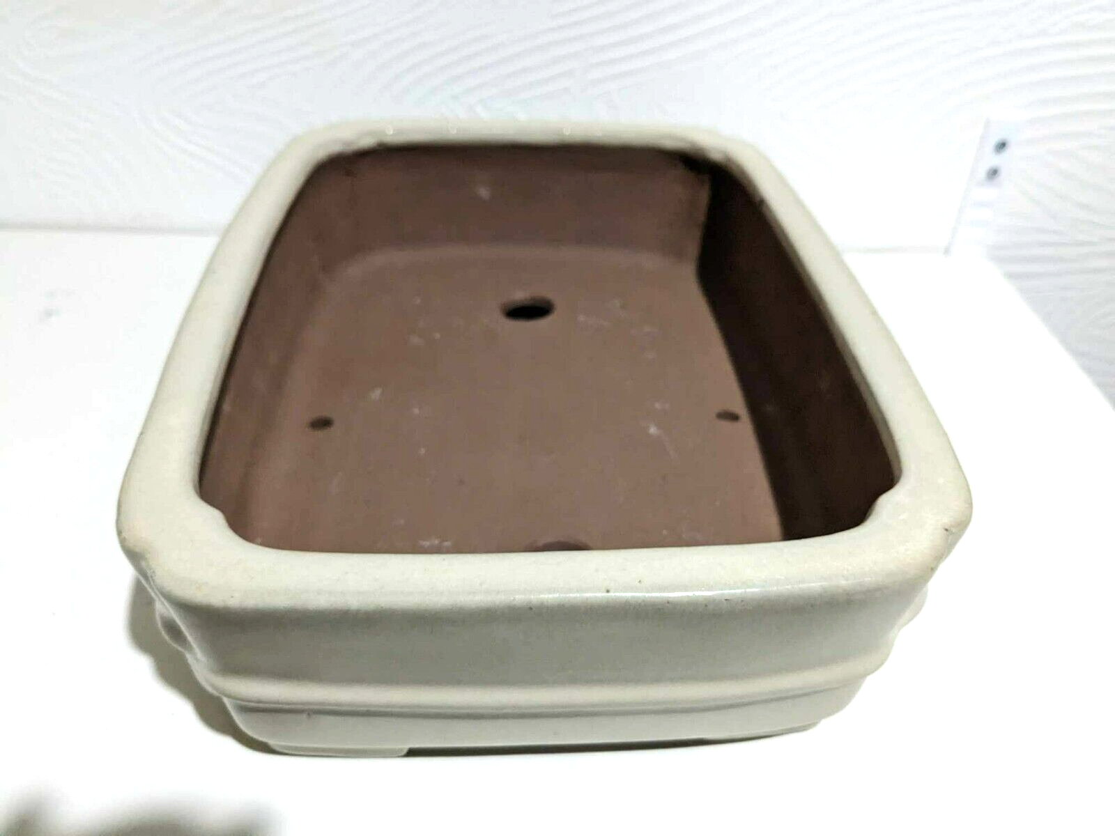 Tokoname Japanese bonsai pots by Shibakatu Tokoname Large pot White ...