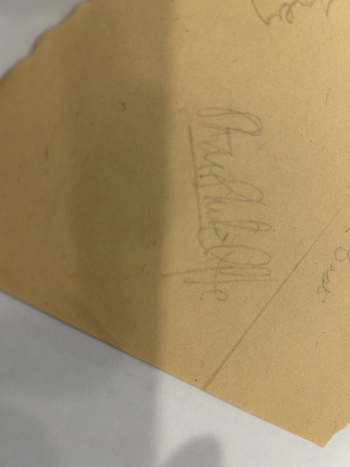 SIGNED Early BEATLES AUTOGRAPH Paper 1960 Or 1961 Lennon McCartney Rare ...