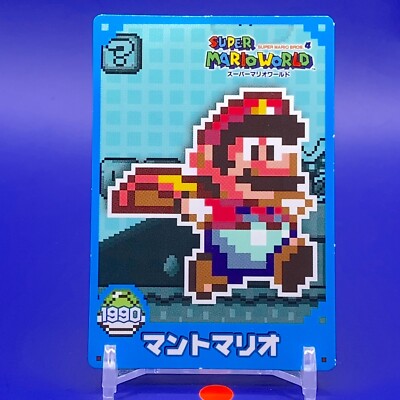 Cape Mario Super Mario Brothers Card Top 1990 Nintendo Japan F/S #1 | eBay