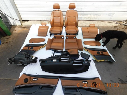 BMW E92 E93 SEATS, DOOR PANELS FRONT/REAR, CONSOLE, & DASH COMPLETE ...
