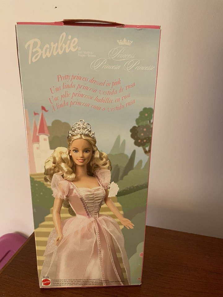 Princess Princesa Princesse Barbie Doll 2002 Mattel #56776-- New In Box ...