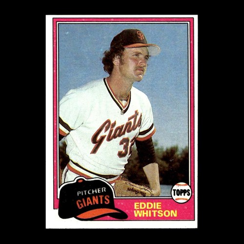 Eddie Whitson 1981 Topps San Francisco Giants #336 Nice! | eBay