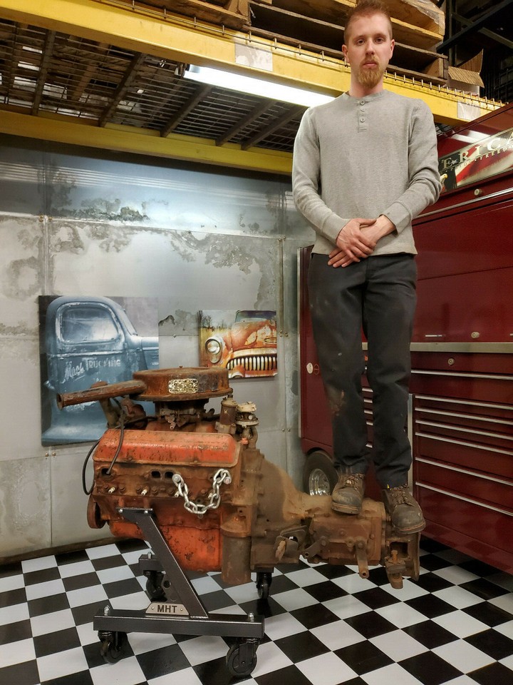 Engine Stand, Cart, Cradle, for Chevy SBC & BBC 283 305 327 350 396 402 ...