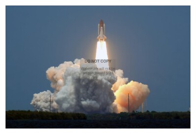 SPACE SHUTTLE ATLANTIS LAUNCHES TO REPAIR HUBBLE TELESCOPE 4X6 PHOTO ...