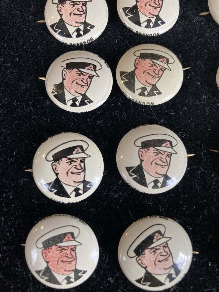 Vintage Kelloggs PEP button pins pinbacks lot 56 w multiples Gump ...
