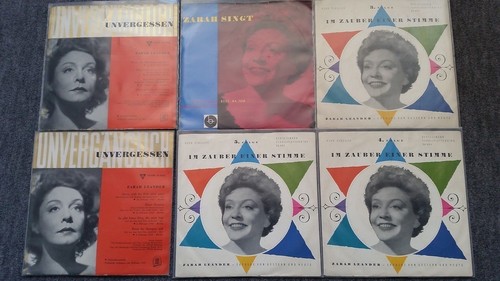 Zarah Leander - 6 x 7'' EP Singles | eBay