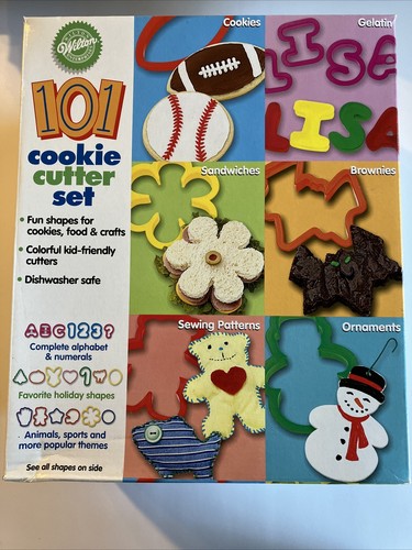 Wilton 101 Cookie Cutters Food Craft Set Easter 2002 NIB Holiday ...