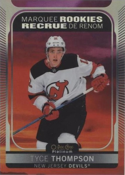 2021-22 O-Pee-Chee Platinum - Marquee Rookies Sunset #220 Tyce Thompson ...