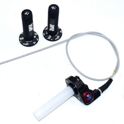 New Dirt Bike ATV Yamaha Quad Twist Throttle Conversion Cable Kit 7/8 ...