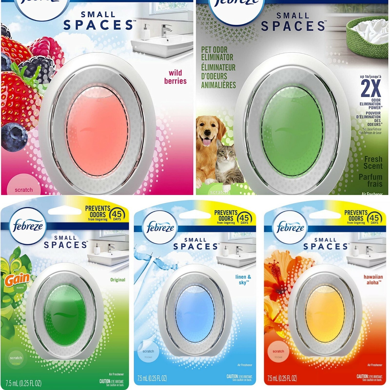 NEW Febreze Small Spaces Air Freshener - Choose Your Scent - Two for $9 ...