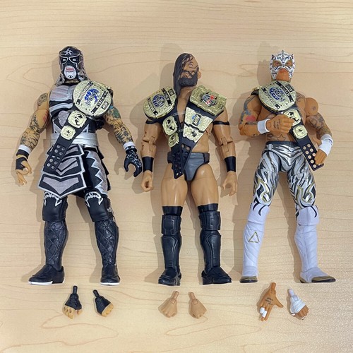 3x Vault AEW Death Triangle Rey Fenix PAC Penta el Zero M Action Figure ...