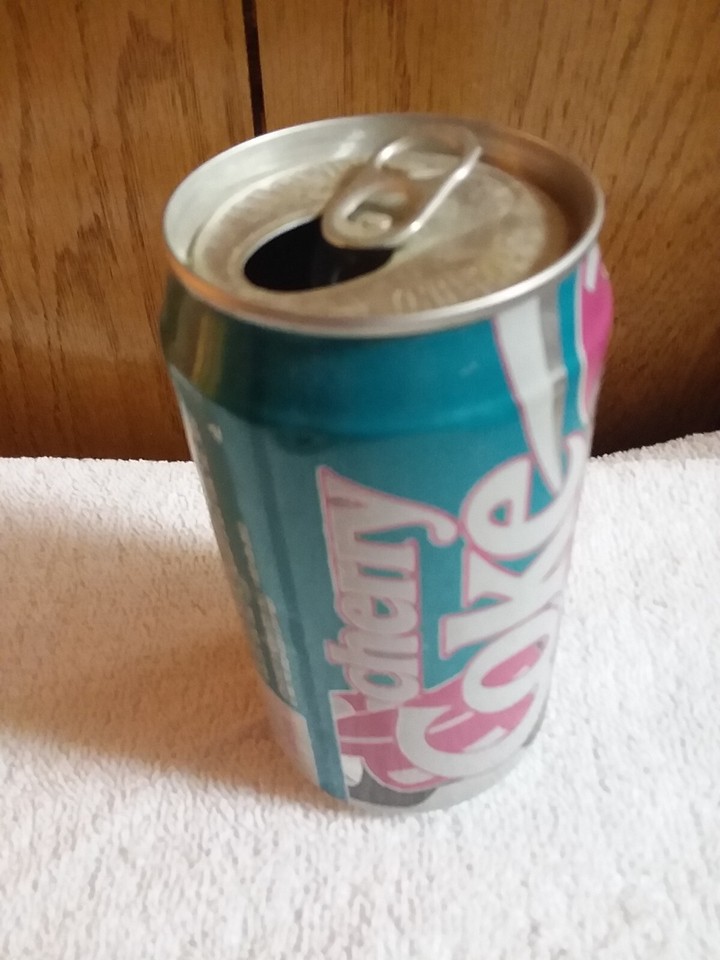 #8634 RARE 1989 Vintage Cherry Coke Coca Cola Open Can | eBay