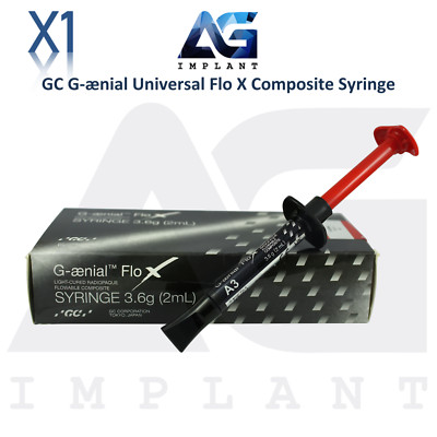 Dental G-ænial Universal Flo X Composit 3.6g Light Cure Versatile ...