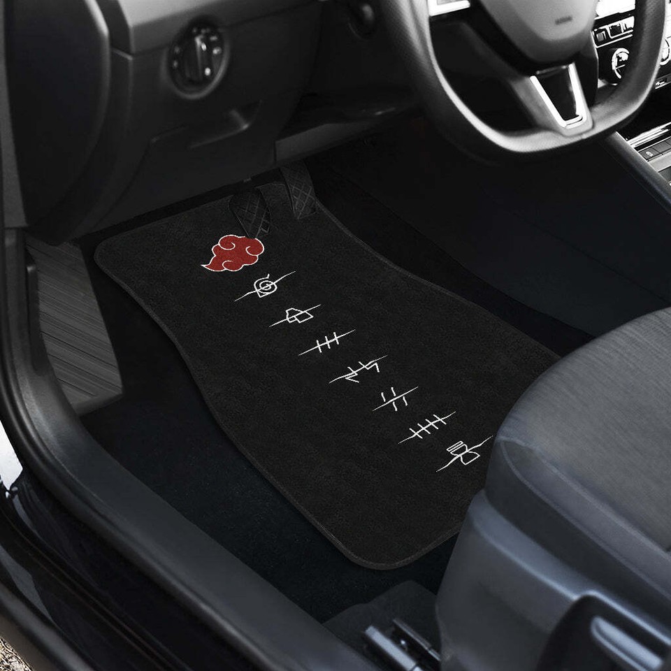 Akatsuki Car Floor Mats, Naruto Car Accessories Anime Gift | eBay