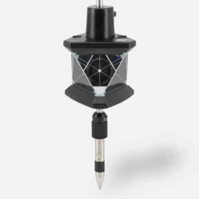 Topcon Style ATP1 360 Sliding Prism with pole-7mm Offset Silver | eBay UK