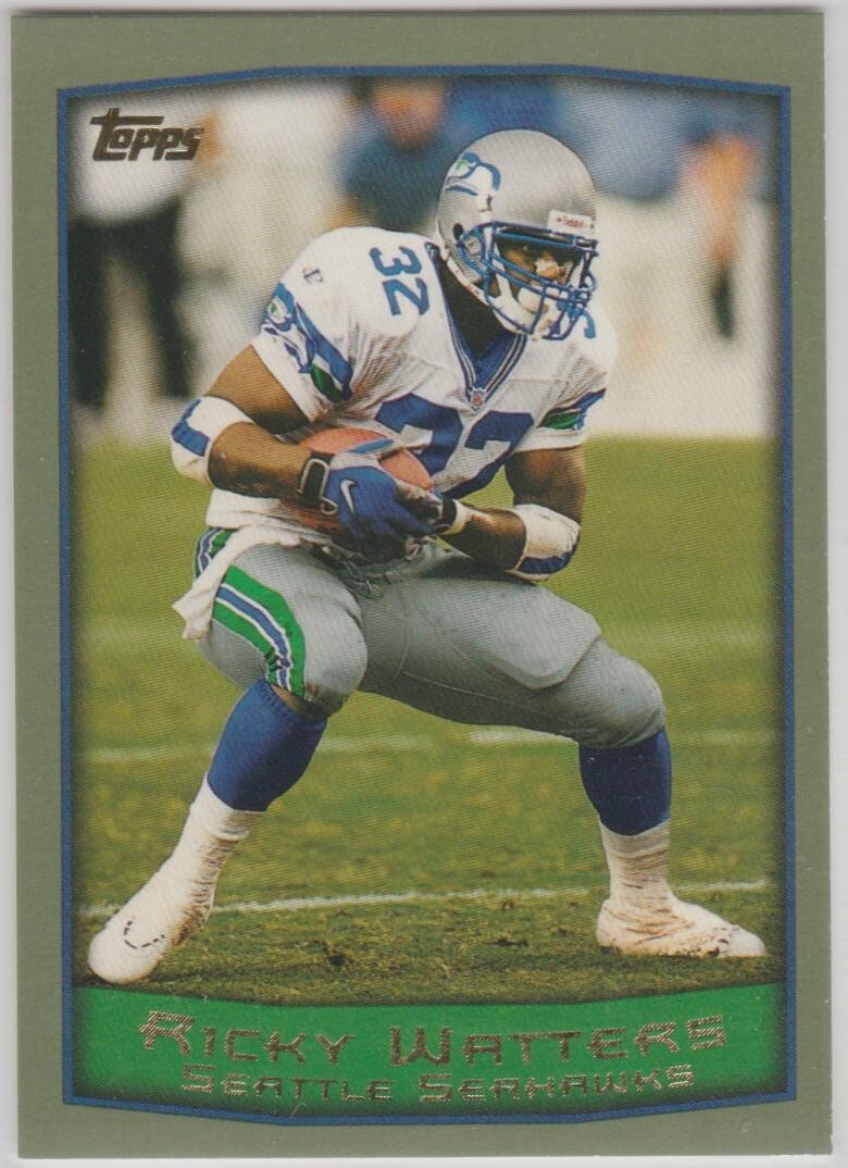 1999 Topps #237 Ricky Watters Seattle Seahawks Notre Dame | eBay