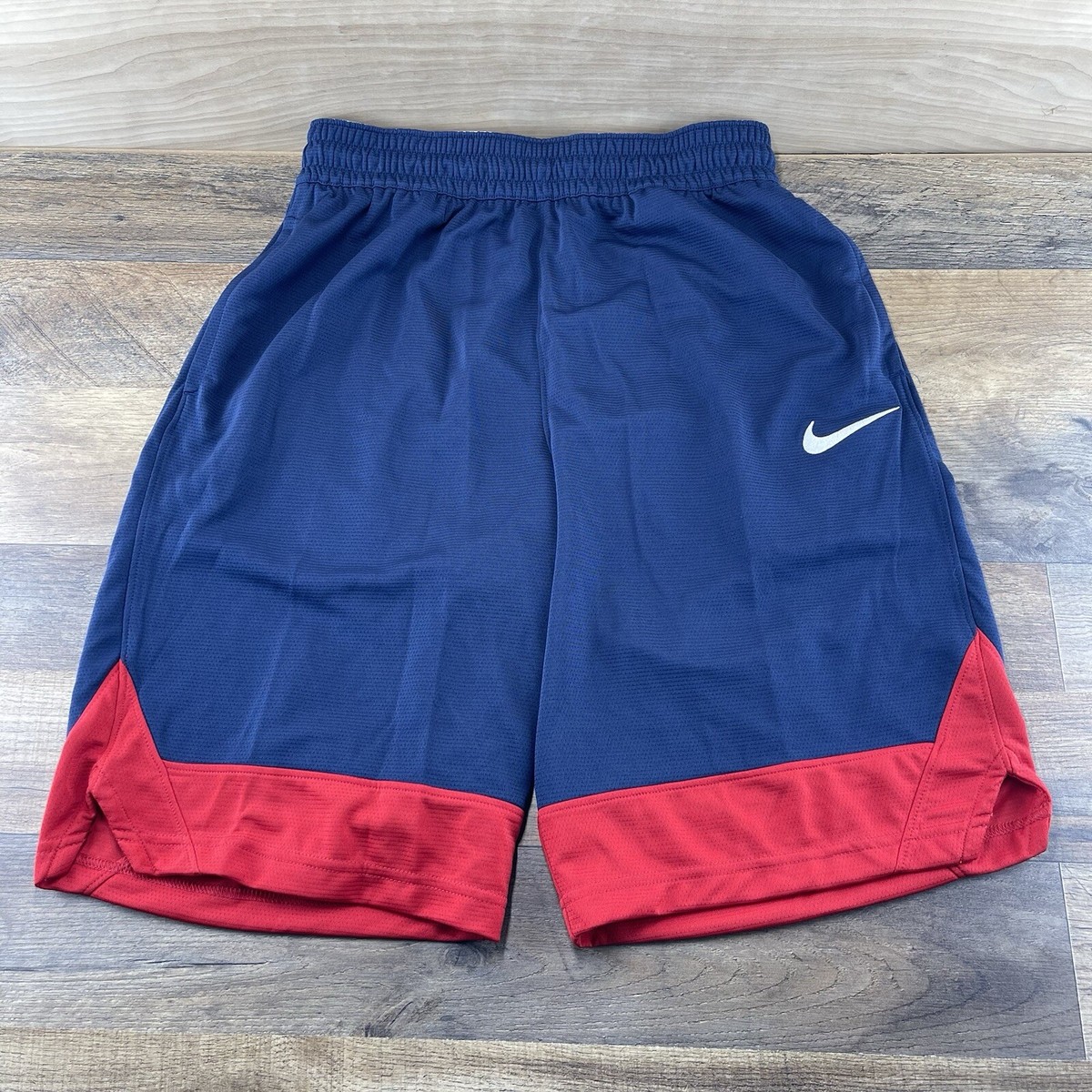 Nike Dri-Fit Icon Size Small Mens Navy Red Athletic Basketball