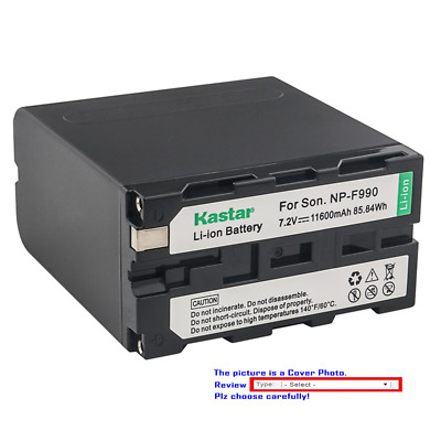 Kastar Replacement Battery for Sony NP-F990 & CCD-TR940 CCD-TRV16 CCD ...