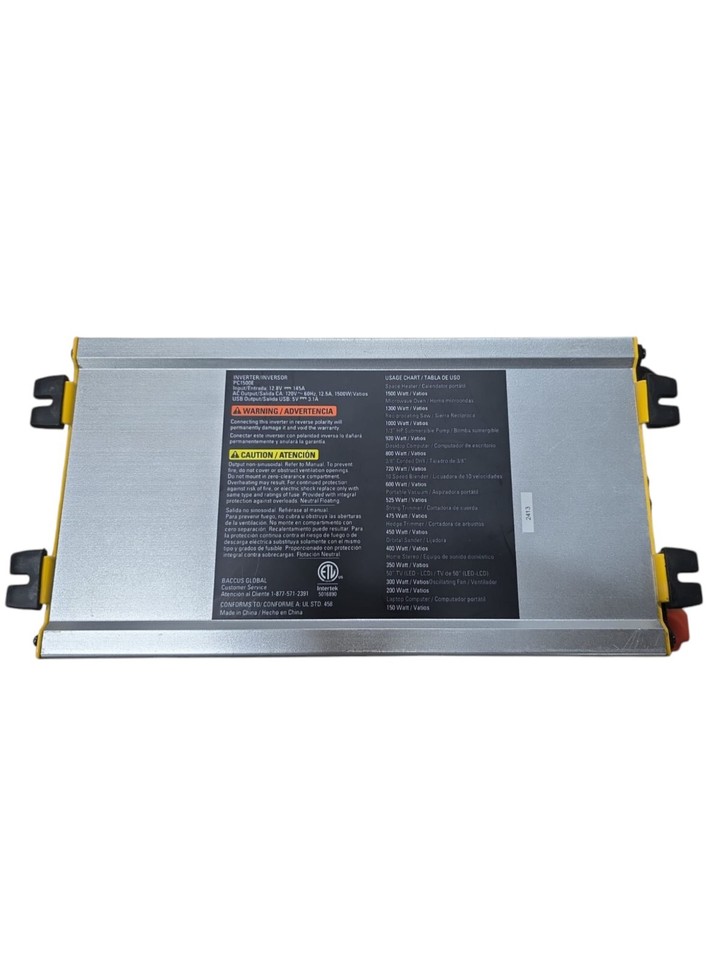 EverStart Maxx 1500 Watt Automotive Power Inverter with USB Power ...