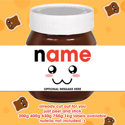Nutella Logo Label