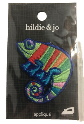 Iguana Patch Iguana Iron On Applique Colorful Iguana Applique NIP | eBay