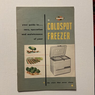 Your Guide To Care For Your Cold Spot Freezer Sears, Roebuck And Co. | eBay