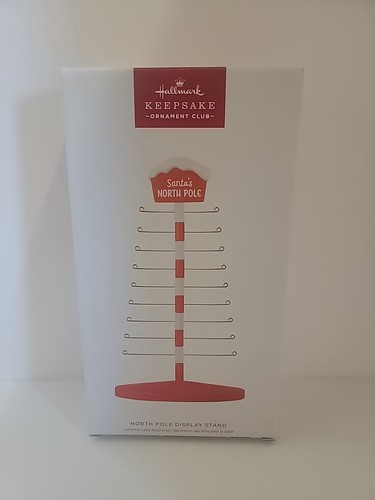 2024 Hallmark North Pole Display Stand - For Miniatures - Ornament Club ...