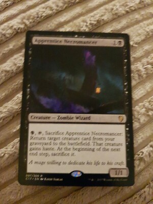 1x MTG Magic The Gathering TCG Apprentice Necromancer Rare - Commander | eBay UK