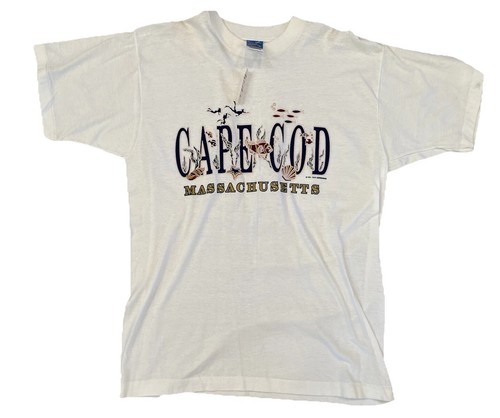 Cape Cod T-Shirt Shirt Massachusetts Fish Ocean Beach Mens Large New ...