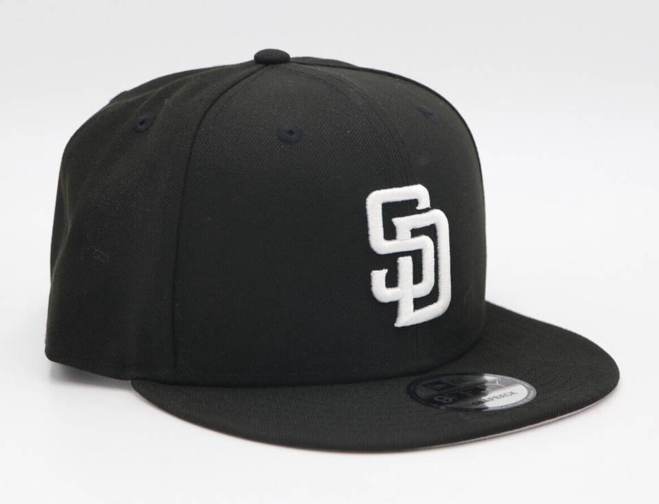 New Era SD Padres Classic Black and White Snapback | eBay