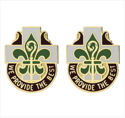 GENUINE U.S. ARMY CREST: MEDDAC FORT POLK (HOSPITAL) - WE PROVIDE THE ...