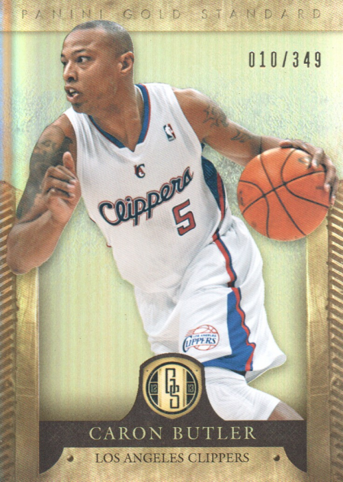 2012-13 Panini Gold Standard Clippers Basketball Card #148 Caron Butler ...