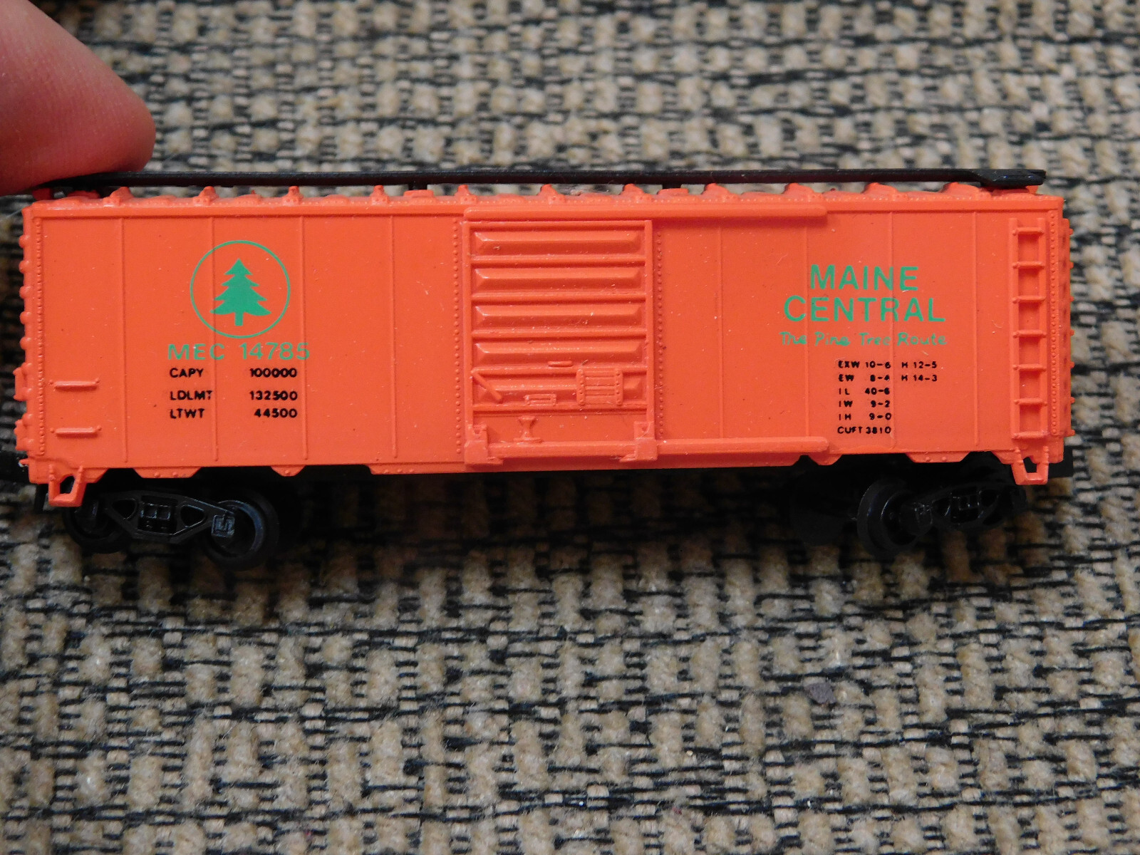 1 Main Central Box Car 14785 N scale N gauge Train | eBay