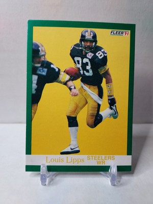1991 Fleer Football Card #163 Louis Lipps Pittsburgh Steelers | eBay