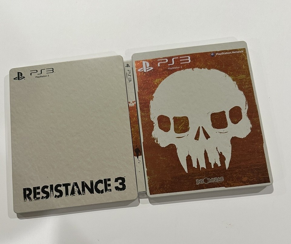 Resistance 3 Steelbook Sony Playstation 3 (PS3) - Steel In Perfect ...