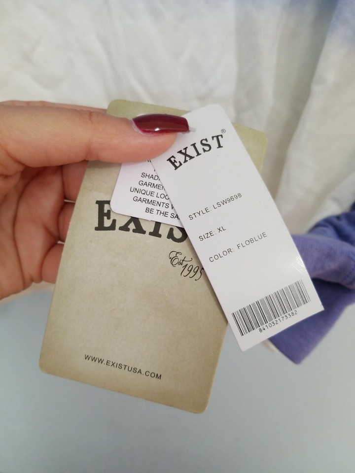 NWT EXIST Men's Casual Sweater Ombre Long Sleeve Crewneck Clearwater FL ...