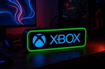 Xbox LED Light Sign | 3D Printed Gamer Decor | Night Light for Gaming ...