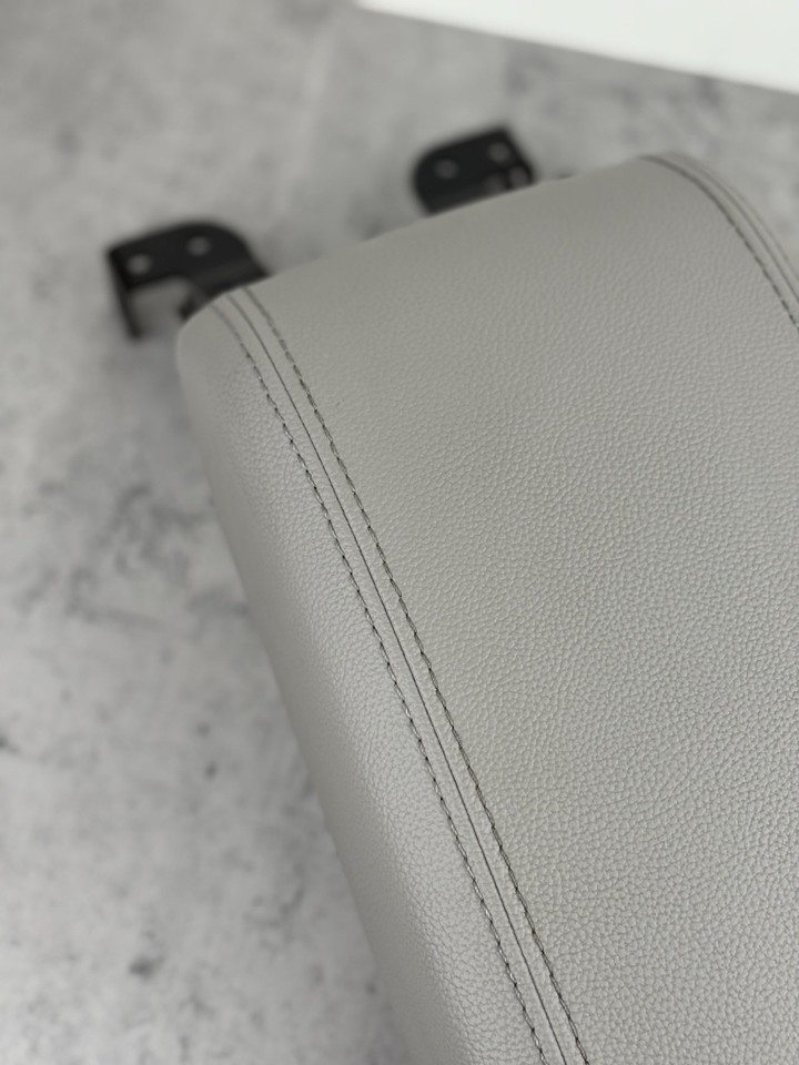 2015-2017 Hyundai Sonata Center Console Gray Leather Armrest Top Lid ...