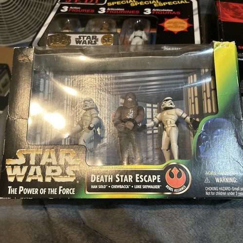 1997 STAR WARS ANH DEATH STAR ESCAPE Scene Luke Chewbacca Hans Solo New ...
