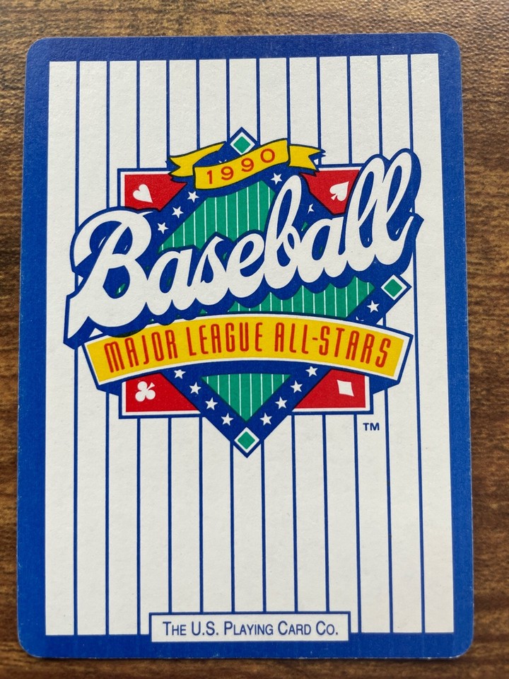 1990 U.S Playing Card Baseball Sandy Alomar Cleveland Indians Mint | eBay