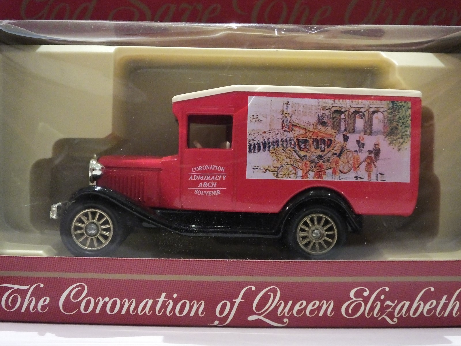 LLEDO LP13 226 1929 MODEL A VAN - ADMIRALTY ARCH - CORONATION OF QUEEN ...