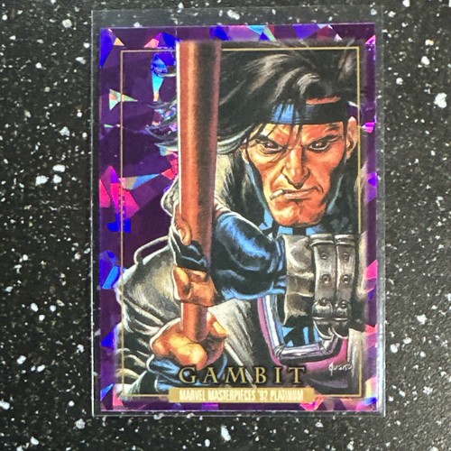 2024 Marvel Masterpieces 1992 Platinum PURPLE CRYSTALS #29 Gambit | eBay