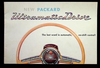 1949-1950 Packard Ultramatic Drive Sales Brochure OEM | eBay
