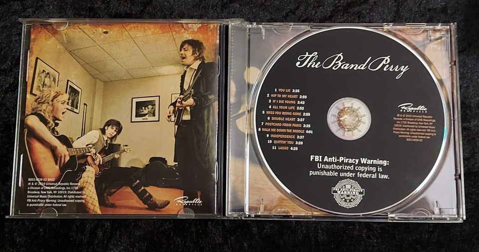 The Band Perry SELF-TITLED - Music CD - 2010 Universal Republic Records ...