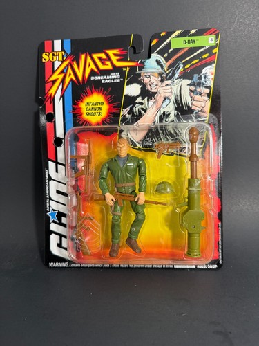 1994 Hasbro G.I. Joe SGT Savage & His Screaming Eagles D-Day 3 3/4" NIB ...