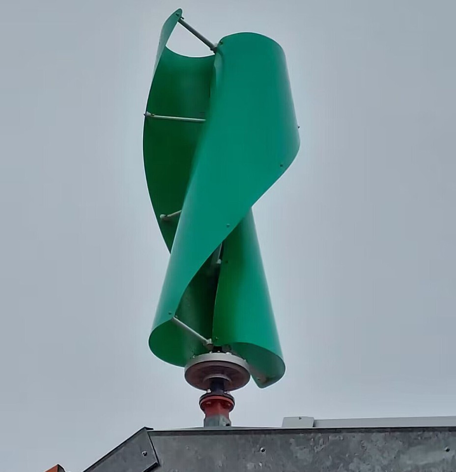 2000W Wind Turbine Generator 24V 48V 96V Helix Maglev Silent Vertical ...