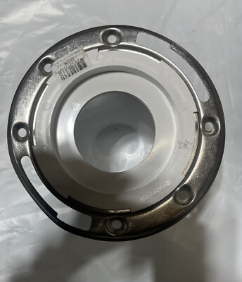 3" PVC Closet Flange with Stainless Steel Ring less Knockout ,PartNo ...