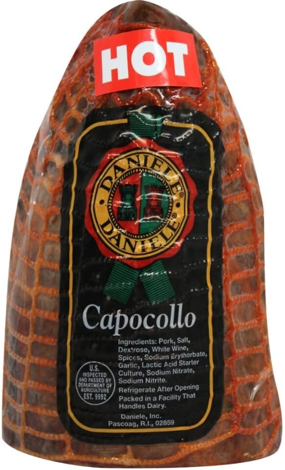 Italian Style Hot Capicola/Capocollo "Copa" Chunk 3.5Lbs - 4Lbs Average ...