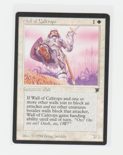 Magic the Gathering ~ MTG ~ 1x Wall of Caltrops ~ LEGENDS ~ M/NM | eBay