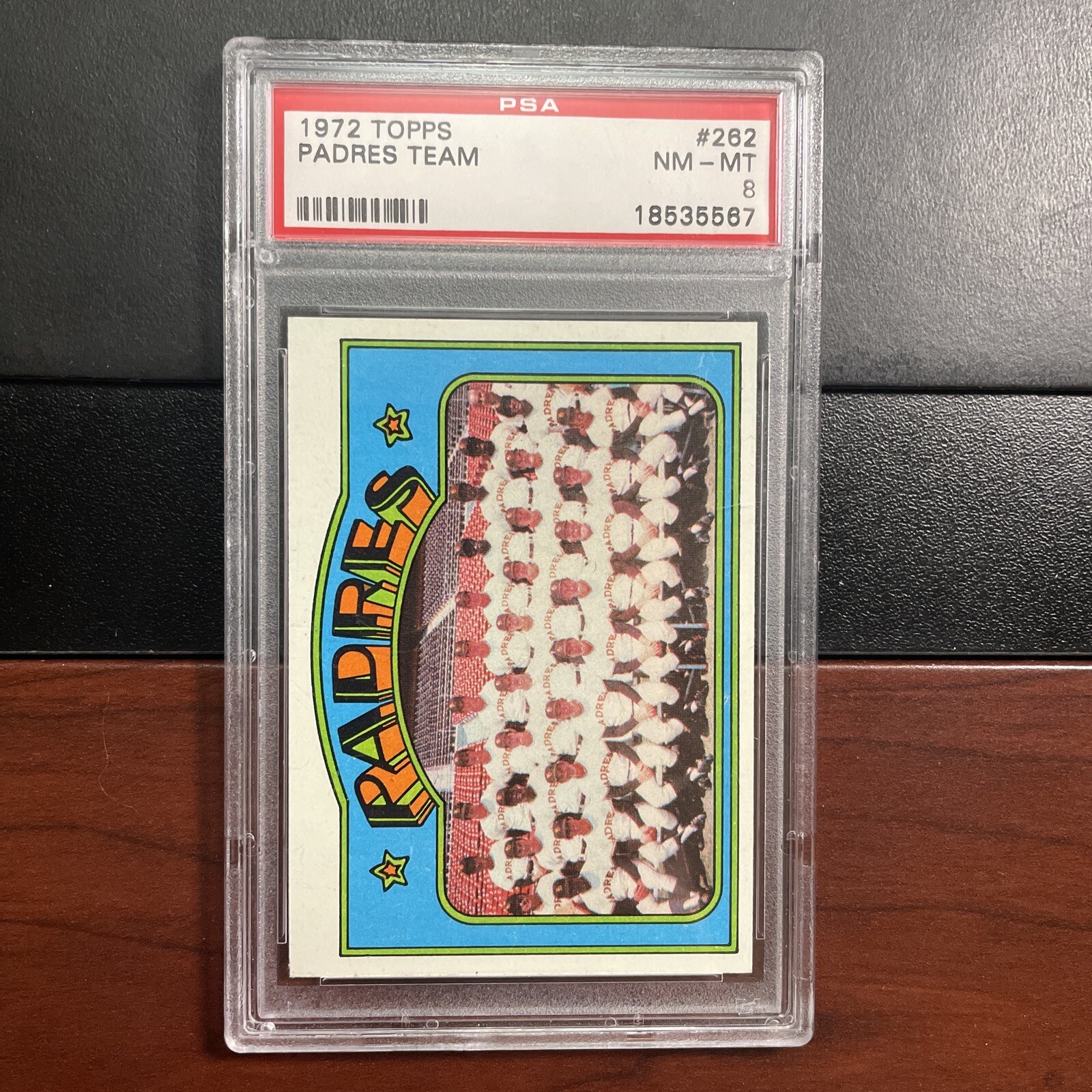 1972 Topps #262 PADRES TEAM San Diego Padres PSA 8 NM-MT | eBay